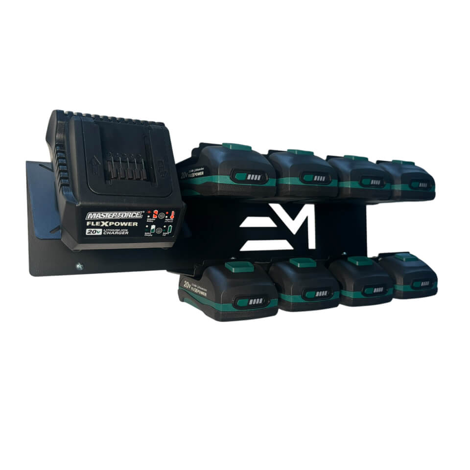 Masterforce 20v Battery Organizer Charging Station – Shop Designs